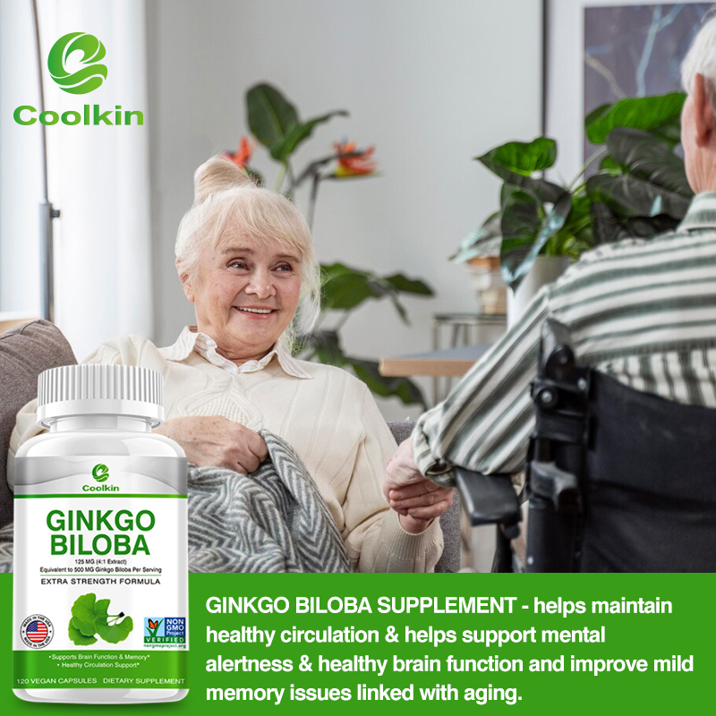 Coolkin Ginkgo Biloba for Better Brain Function and Memory, Brain ...