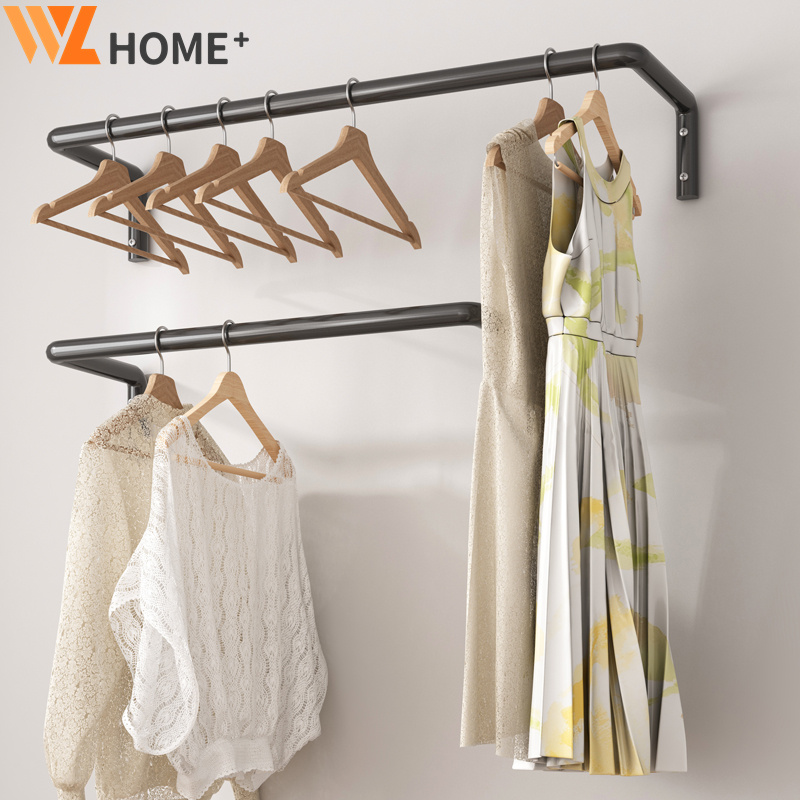 Rak Baju Clothes Bar 100/80/60cm Clothes Bar Hanging Clothes Rack ...