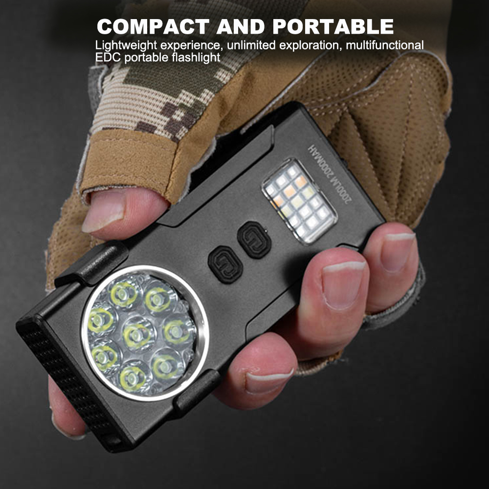 Asafee EDC LED Ultra Bright Outdoor Work Light XTE LED 1000LM Safe ...