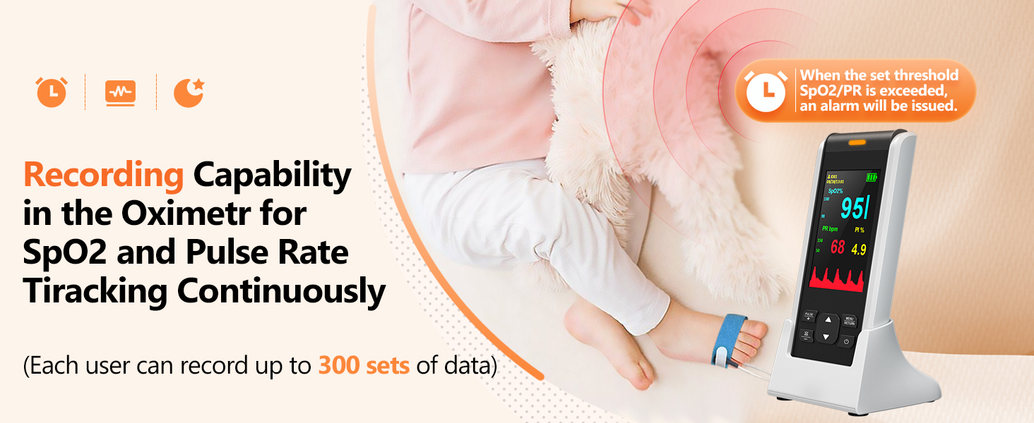 HealthTree Infant Probe for Handheld Pulse Oximeter SpO2 Monitor ...