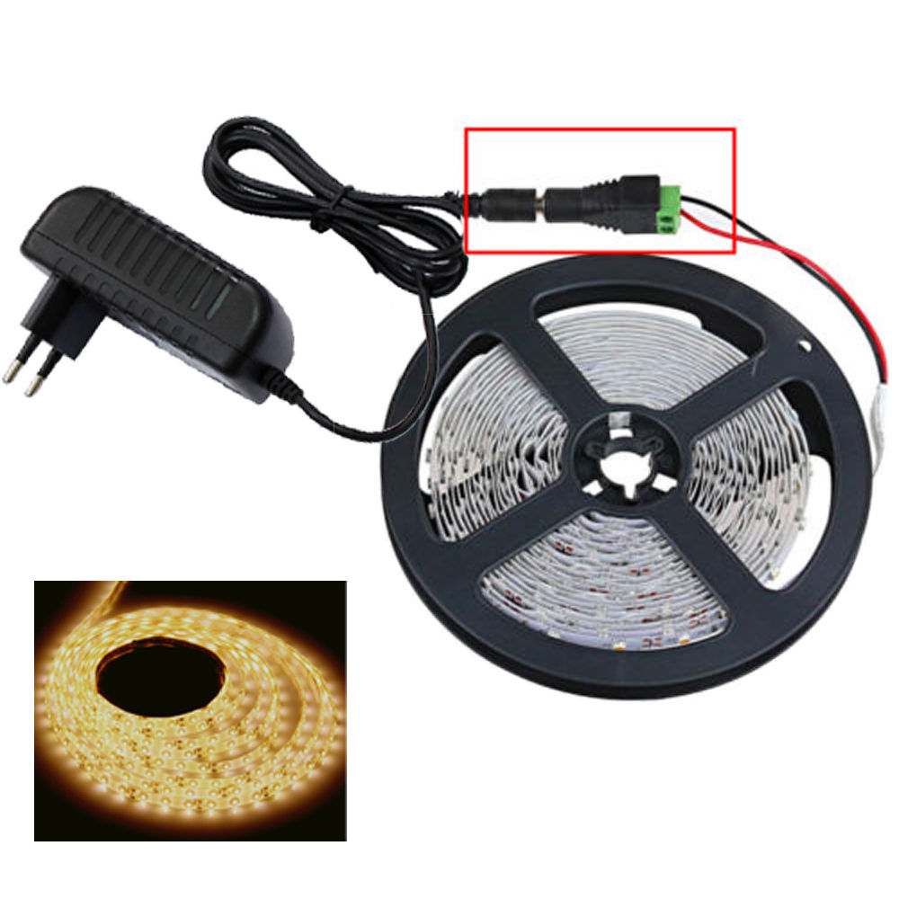 10M 24V LED Strip Light 5M 12V Led Light Strip SMD2835 Tape Flexible ...