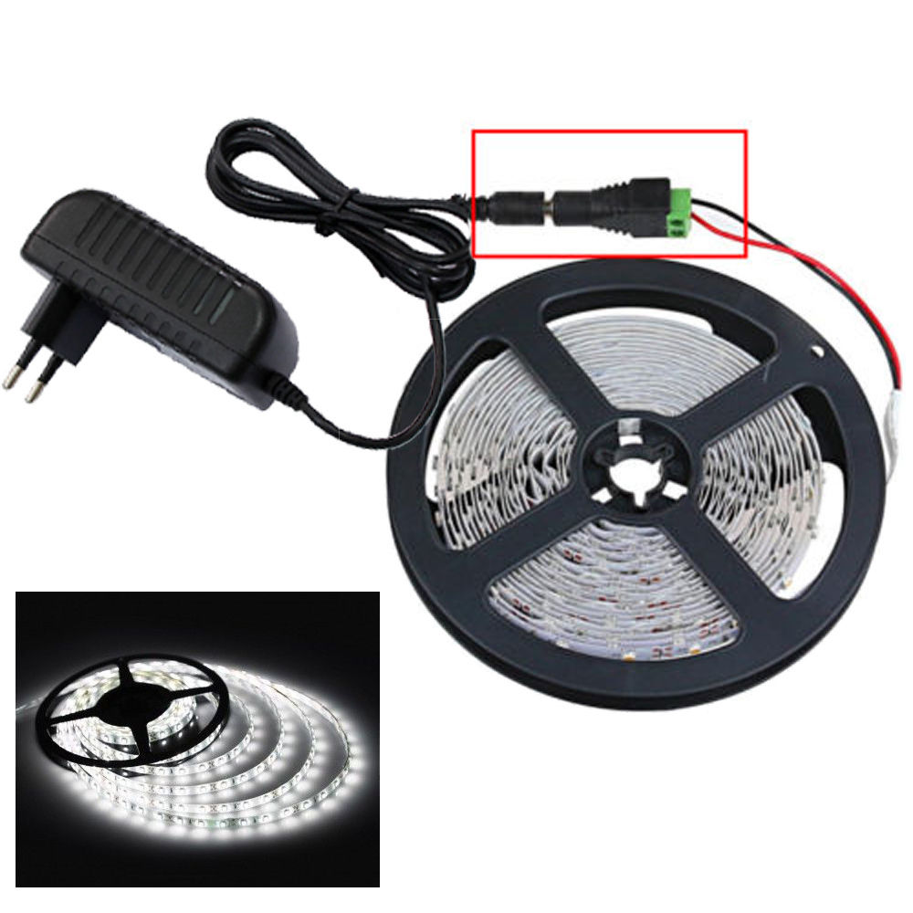 LED Light Strip 2835 5m 12V 10m 24V Strip Light Tape Flexible string ...