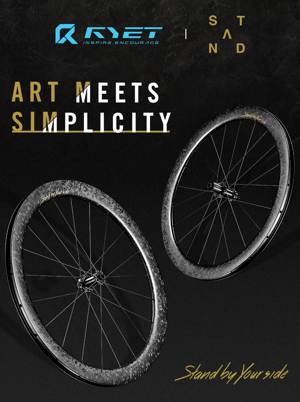 2023 RYET Road Disc Brake Carbon Wheels Ceramic Road Wheels Tubless ...