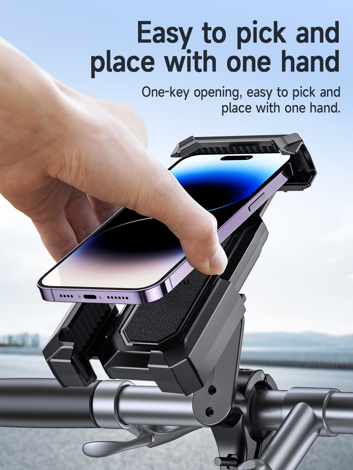 HOCO H31 Cellphone Holder Bicycle Motorcycle Stand 360° Adjustable ...