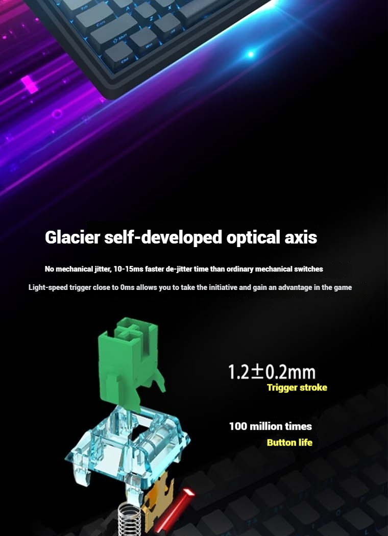Skyloong Optical switch 8K electronic sports gaming mechanical keyboard ...