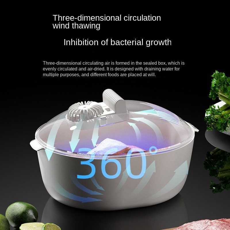 Kitchen quick thawing machine 4-in-1 thawing tray box meat thawing ...