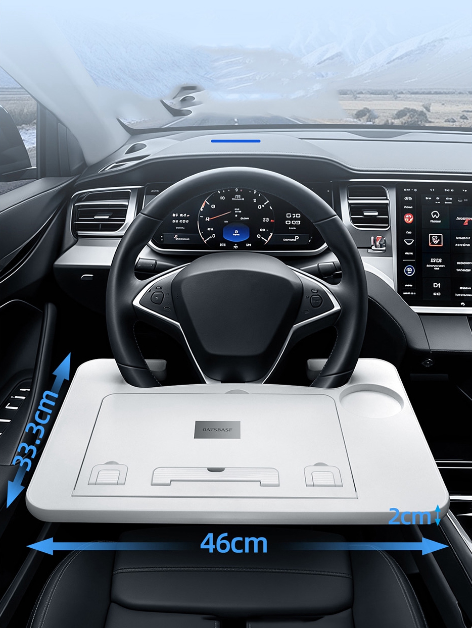 OATSBASF Car Steering Wheel Table Board Car Dining Table Laptop Stand ...