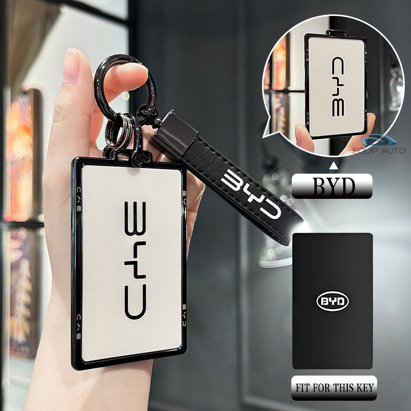 New Design BYD NFC Car Key Cover Holder Keychain Protector For BYD ATTO ...