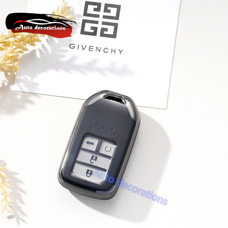 Honda Jazz city civic HR-V CR-V BR-V car key case Transparent style key ...