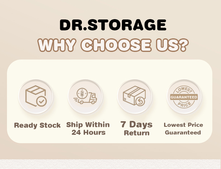 DR.STORAGE 110L/160L Large Capacity Storage Bench Foldable Storage ...