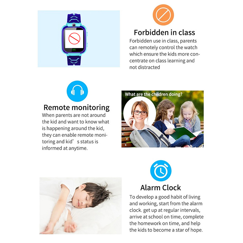 Voice Call And Waterproof Children's Telephone Watch Touch Screen Smart ...