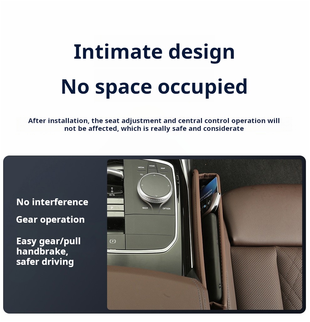 Mercedes-Benz Seat Gap Storage Box Leather Storage Box CLA W205 W212 ...