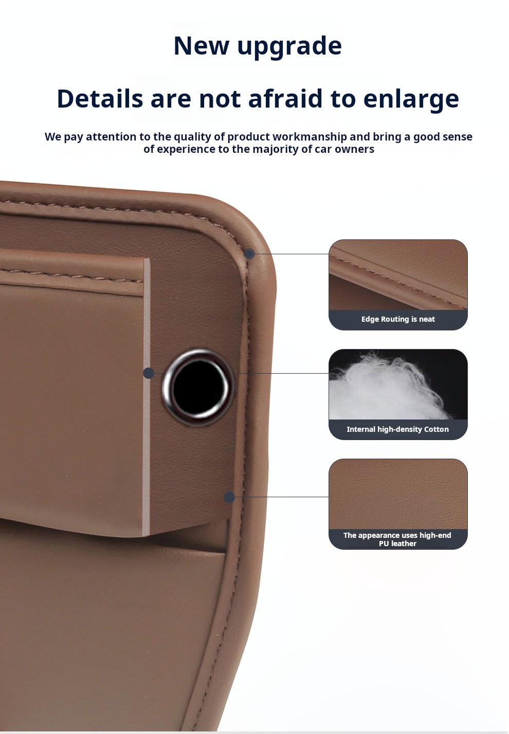 Jetour Dashing X-1 Plus DTC IDM Seat Gap Storage Box Leather Storage ...