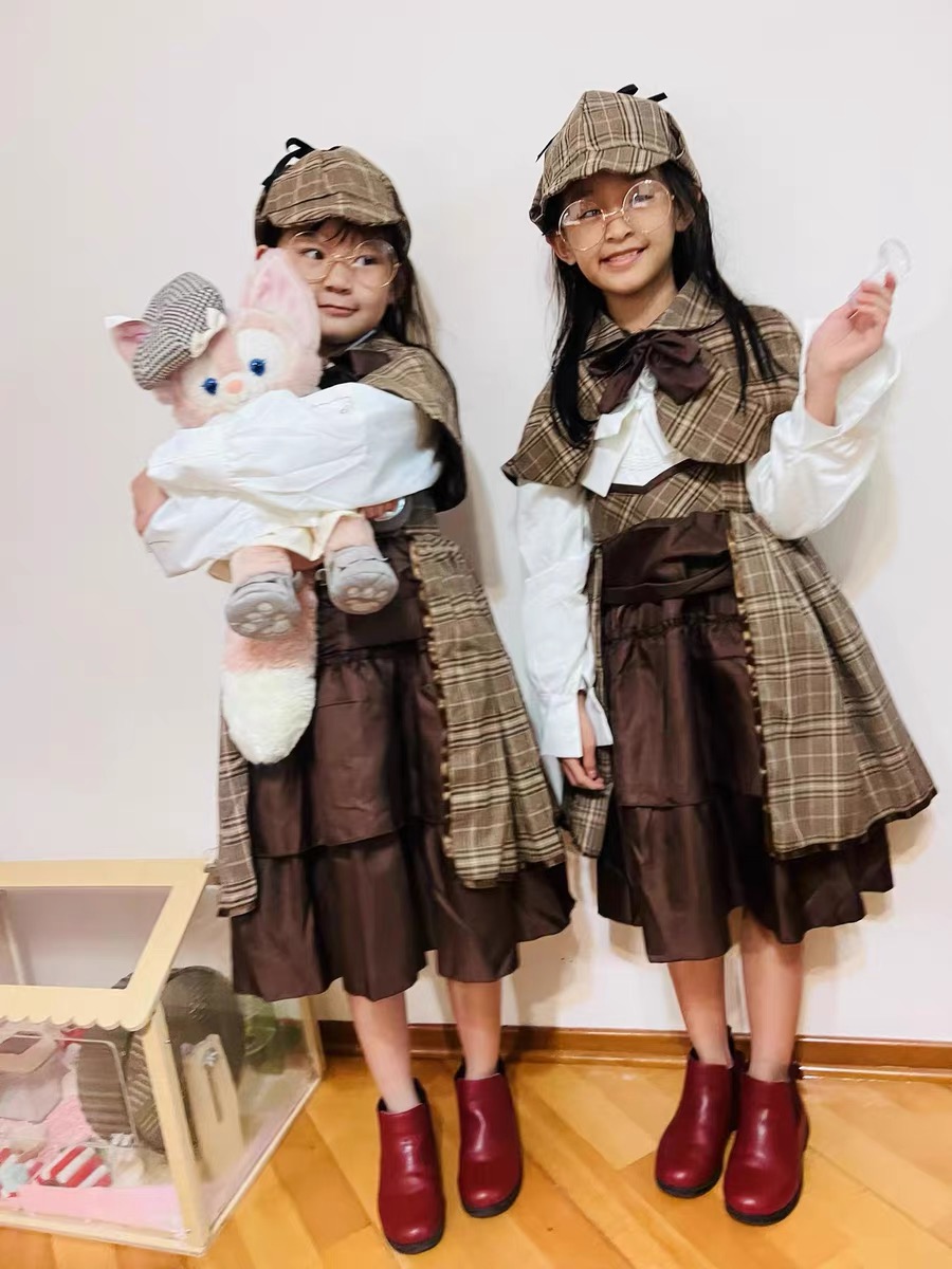 Children Lolita Clothing British Preppy Style cosplay Costume Children ...