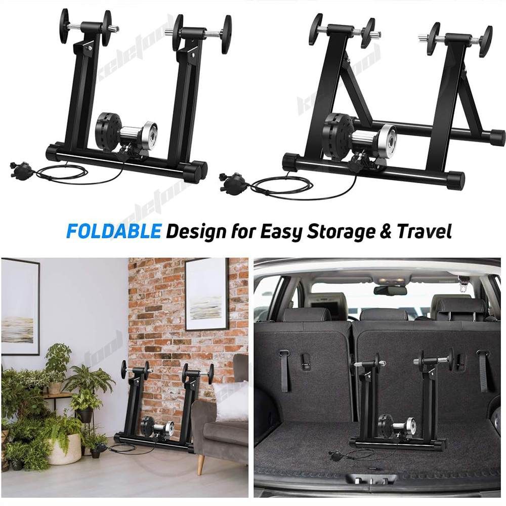 bike trainer DEUTER Cycling Trainer Wire Control and Wireless 28-29‘’ Bicycle Riding Platform ...