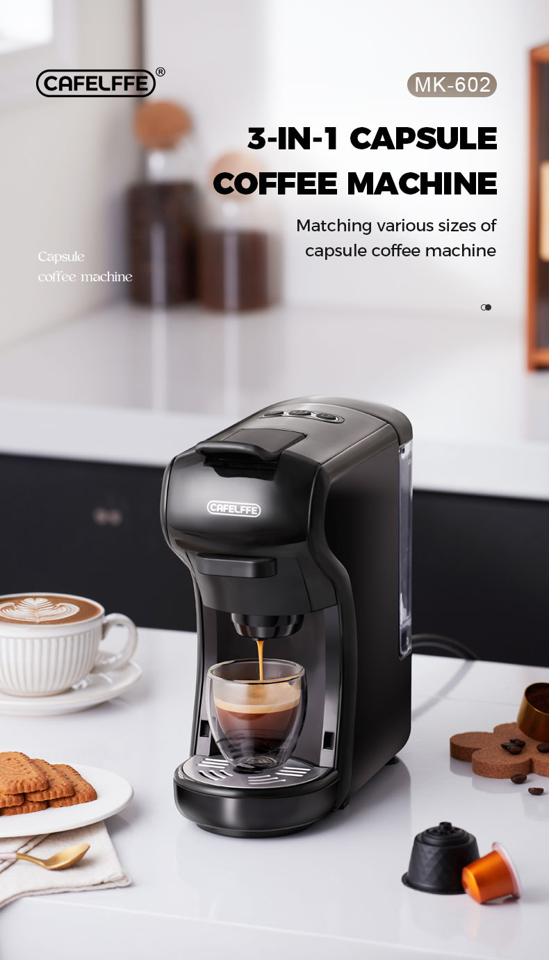 Cafelffe Multiple Capsule Coffee Machine 19bar Espresso Coffee Maker ...