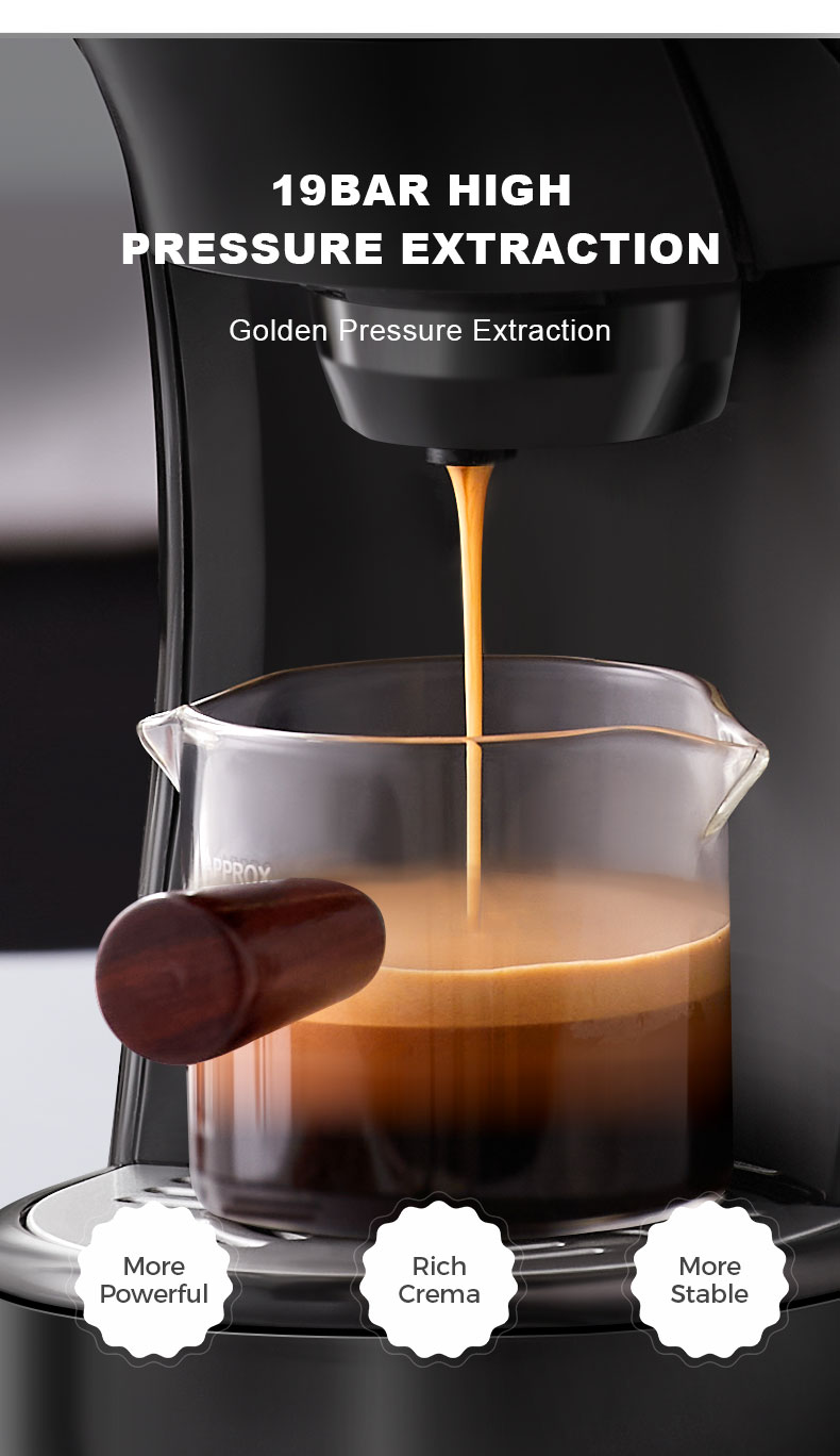 Cafelffe Multiple Capsule Coffee Machine 19bar Espresso Coffee Maker ...