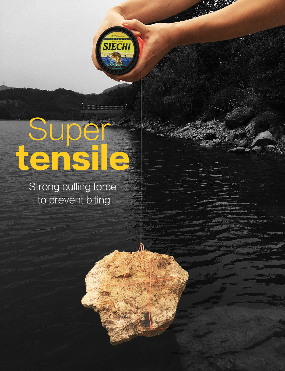 Siechi Braided Fishing Line 300m 500m 1,000m 8 Braided PE Line Wear ...