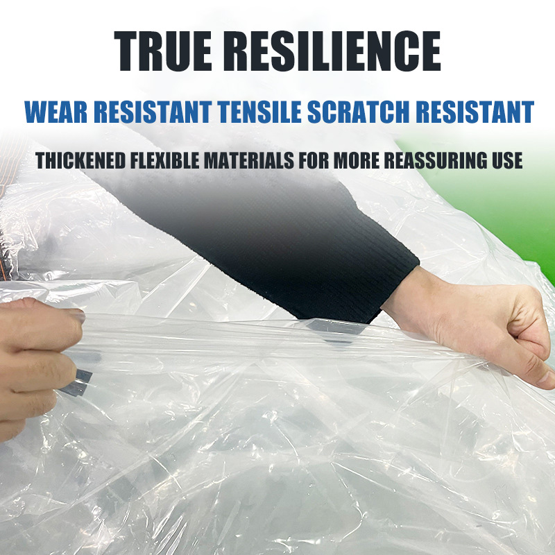 4*6M Waterproof Plastic Film Rainproof Cloth Tarpaulin Transparent ...