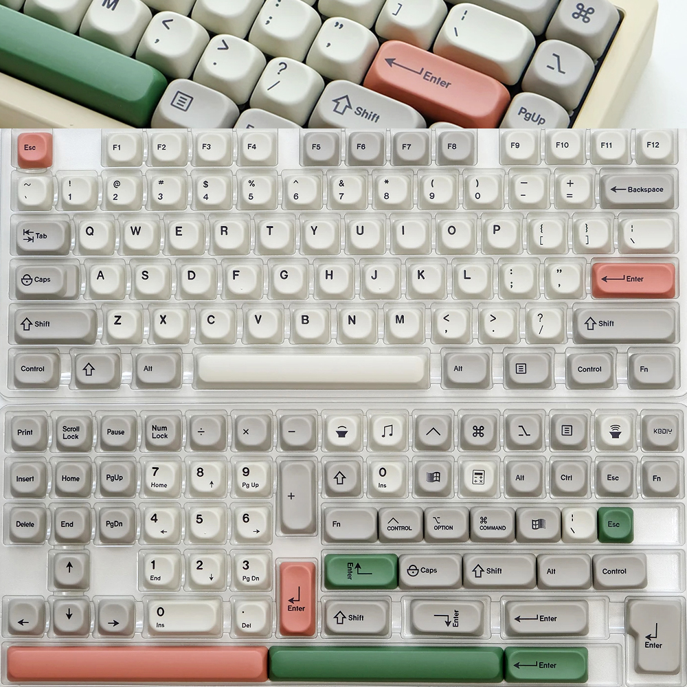 Retro 9009 Keycap/set 139Keys PBT MOA Profile Custom Keycaps for ...