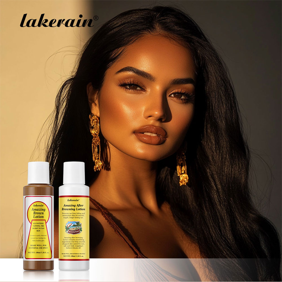 Lakerain Amazing Before And After Brown Lotion (2 Pack) | Shopee Malaysia
