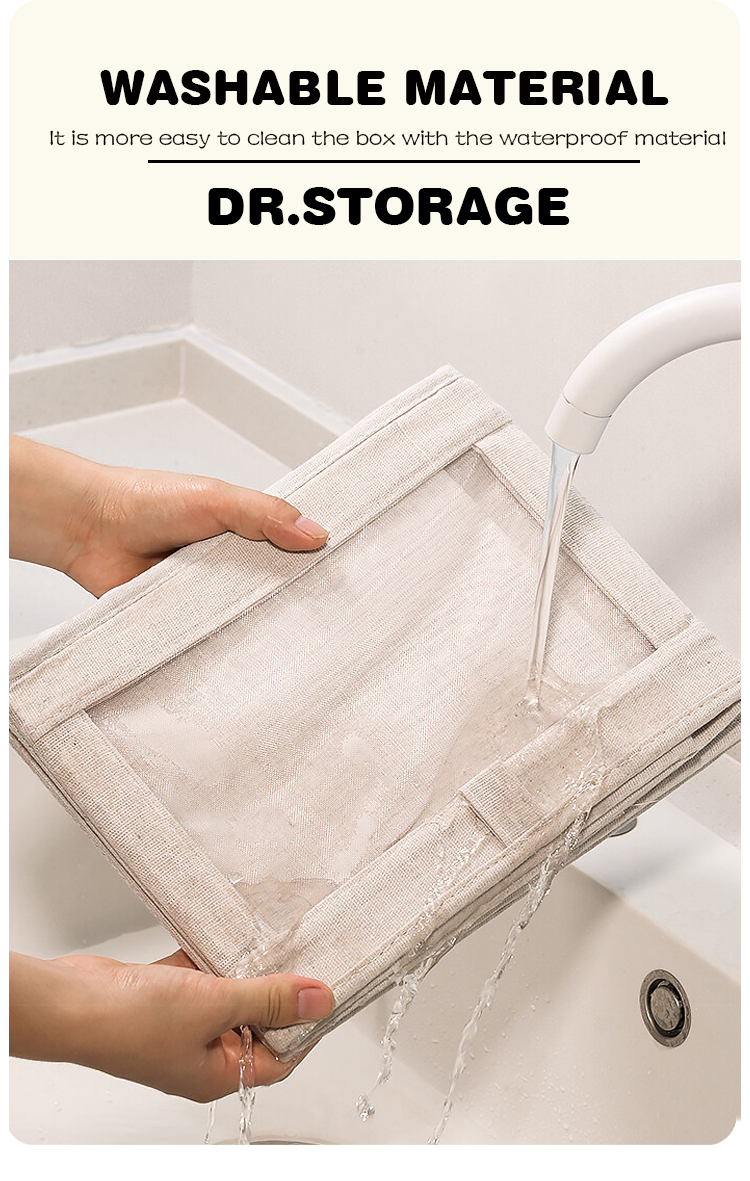 DR.STORAGE Foldable Clothes Storage Box Clothes Organizer Kotak Baju ...