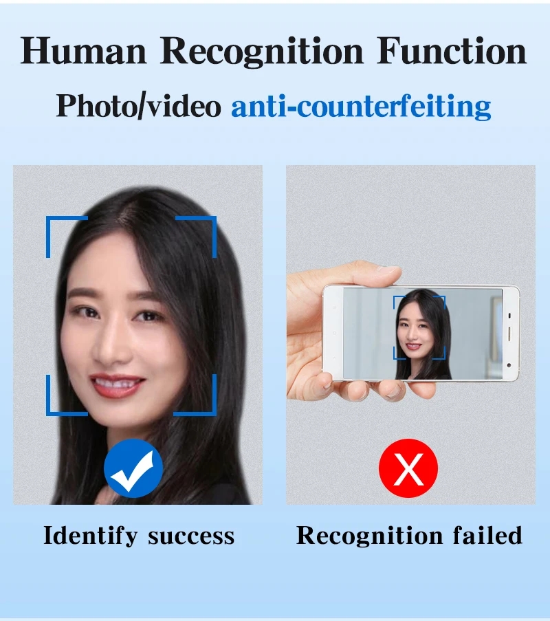 5 Inch WiFi TCP IP Face Recognition Touch Screen Attendance Device ...