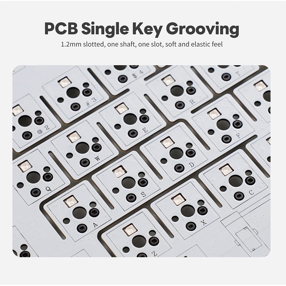 New RK Royal Kludge RKR75 Phantom 80 Key Gasket Wired Mechanical ...