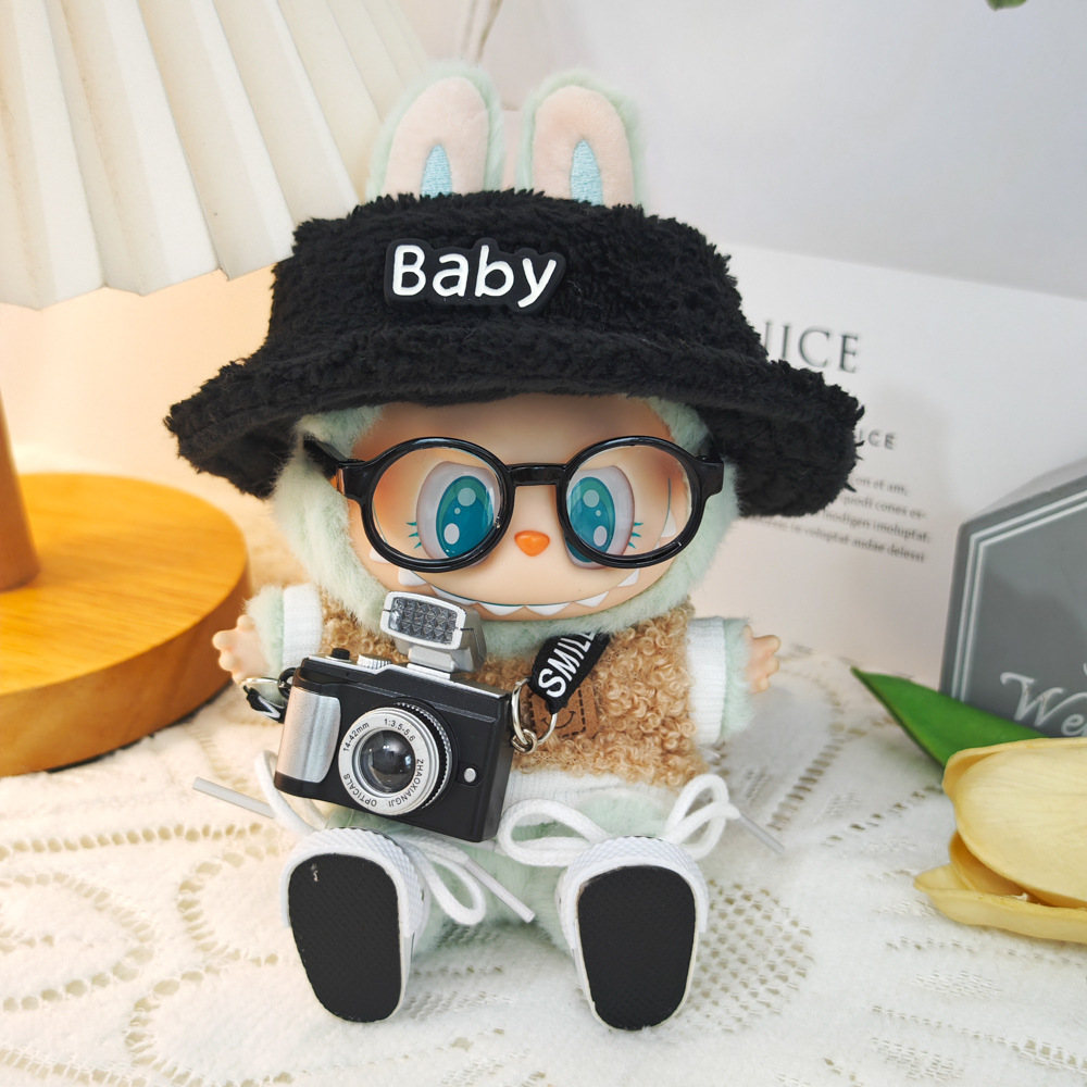 Labubu Macaron V1/V2 Clothes, Pink Plush Cute Clothes, Doll not ...