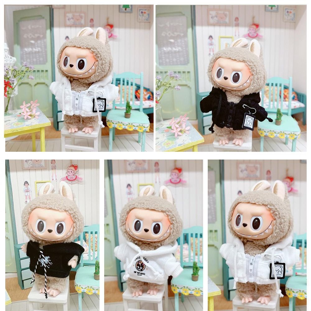 AOPHEKM Labubu Doll Clothes, Only Selling Clothes Cute Cartoon Labubu ...