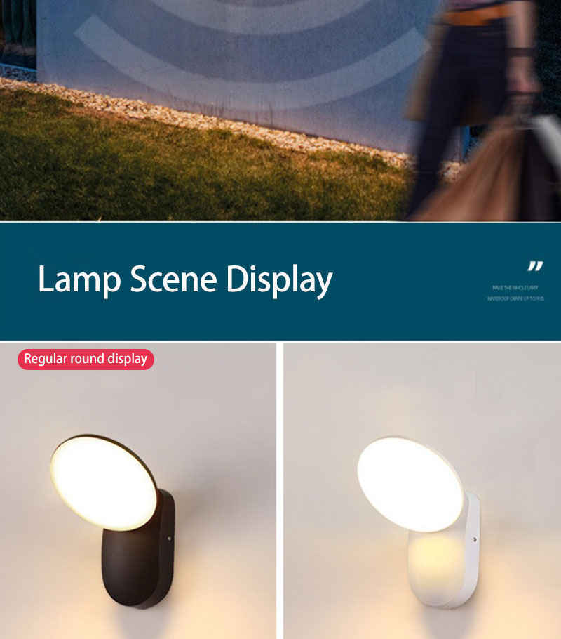 Outdoor Wall Lamp, Waterproof Villa, Courtyard, Sensing Garden, Exposed ...