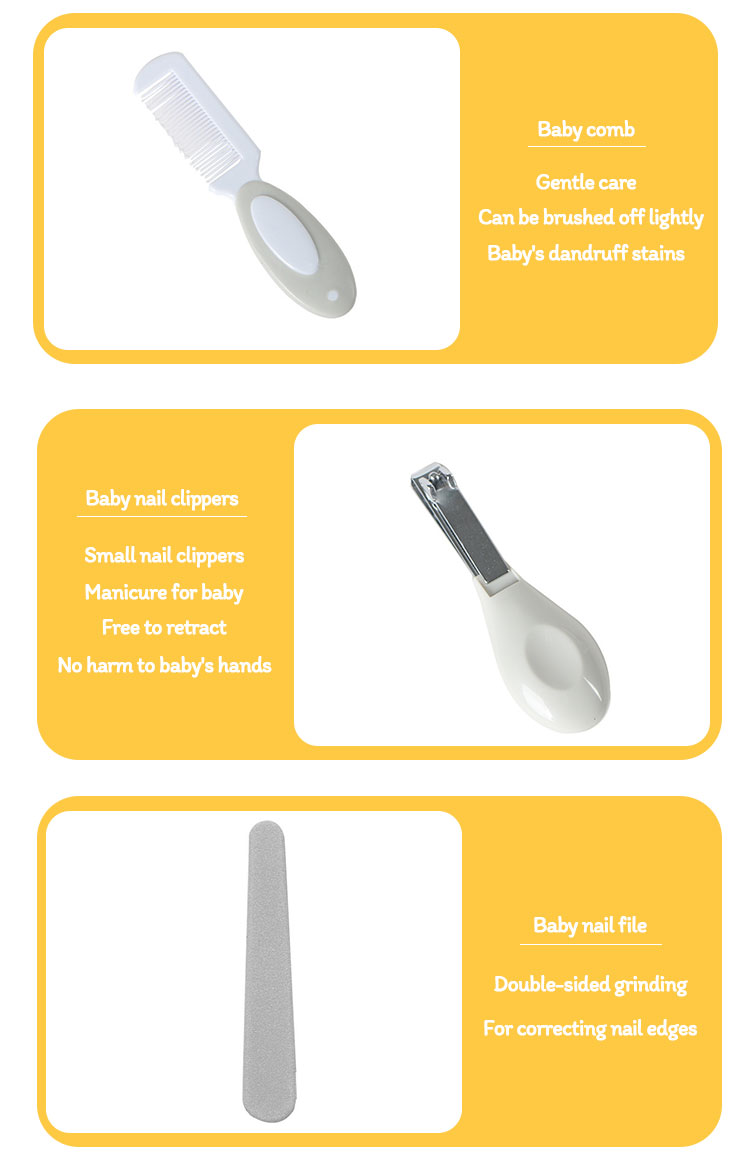 【MY Ready Stock】Baby Care Kit 6 Pcs Grooming Set with Pouch Nail ...