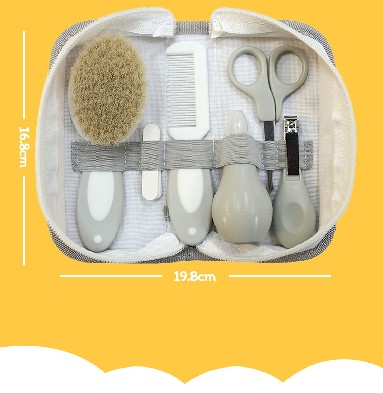 【MY Ready Stock】Baby Care Kit 6 Pcs Grooming Set with Pouch Nail ...