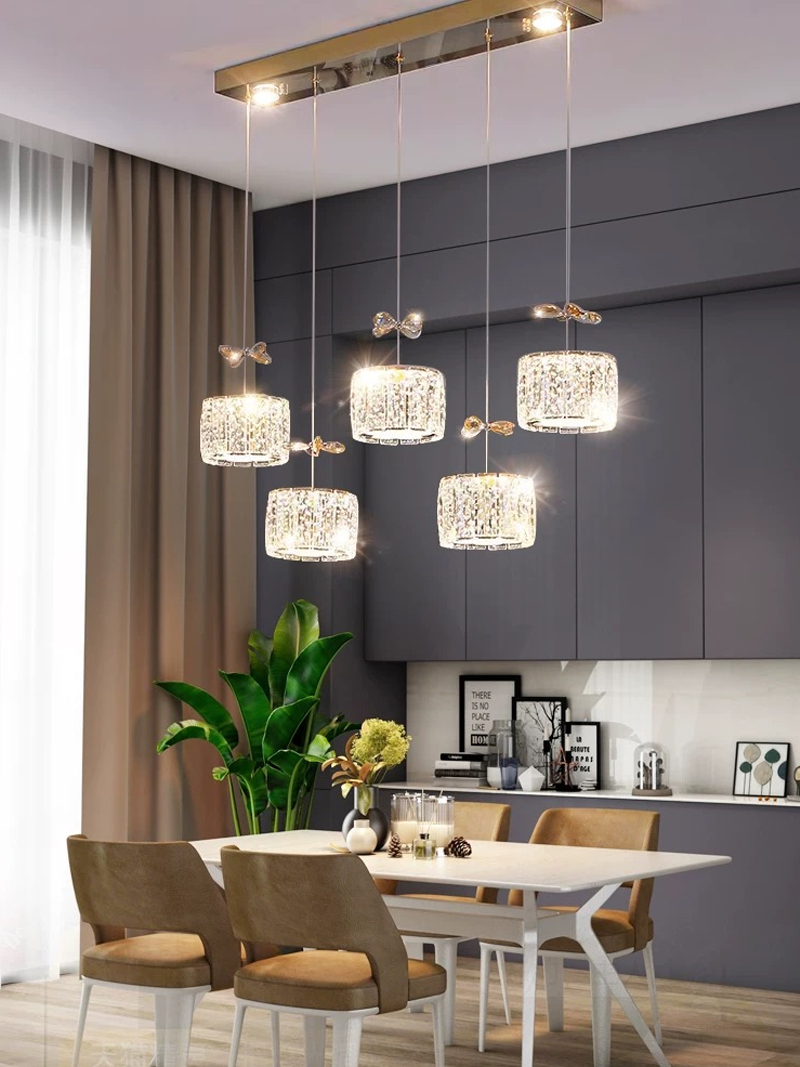 Light Luxury Restaurant Pendant Light Simple and Creative Dining Hall ...