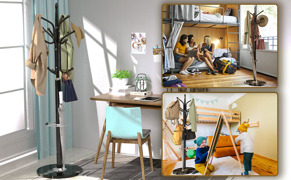 24h shipping Local Stock Higher Quality Modern Classroom Coat Rack Tree ...