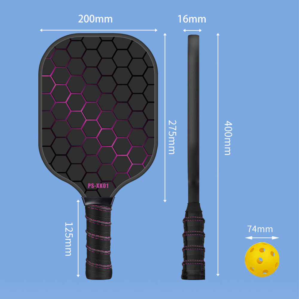 Pickleball Paddle Glass Fibre set of 2, USAPA Approved Composite ...