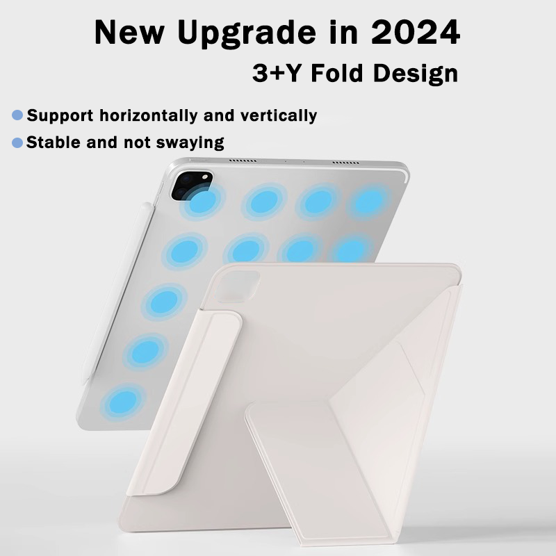 Osee Pro ipad case Ultra-thin frameless magnetic double-sided clip Y ...