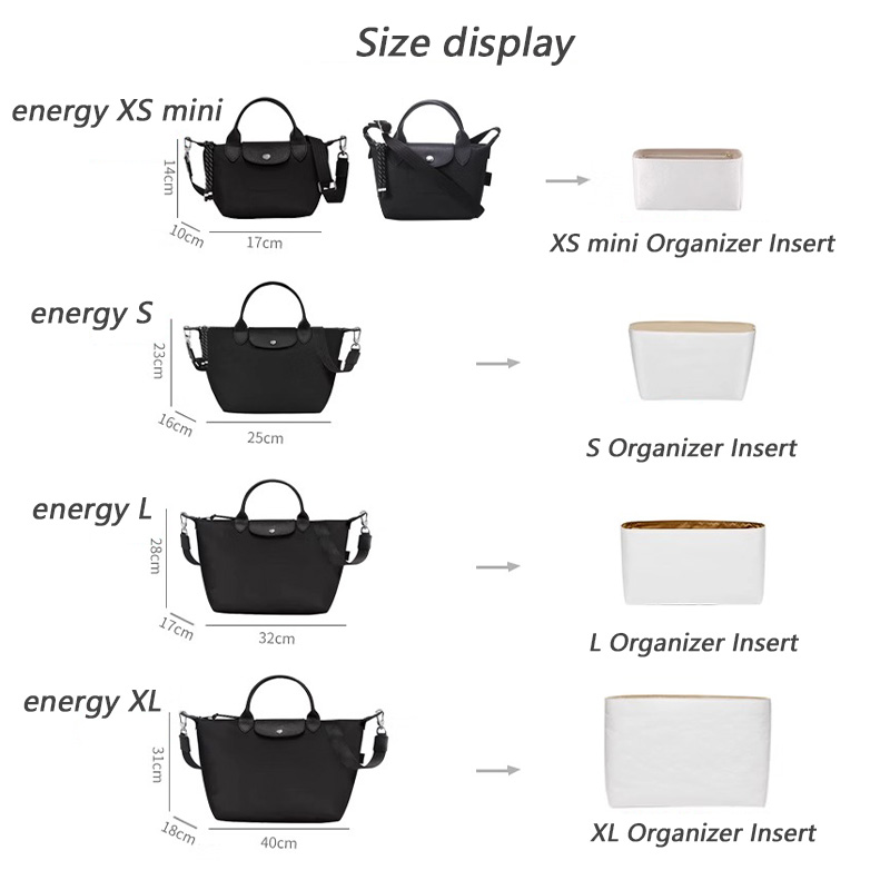 Purse waterproof Organizer Insert for Handbags, Felt Bag Organizer for ...