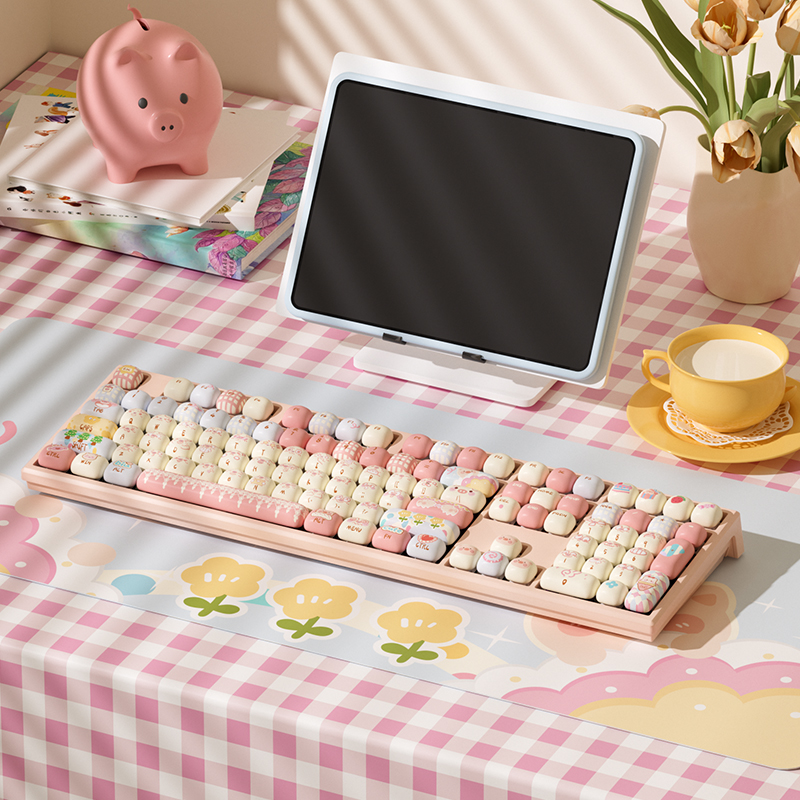 AKKO x MONSGEEK Piggy Party Multi-modes Mechanical Keyboard With Hot ...