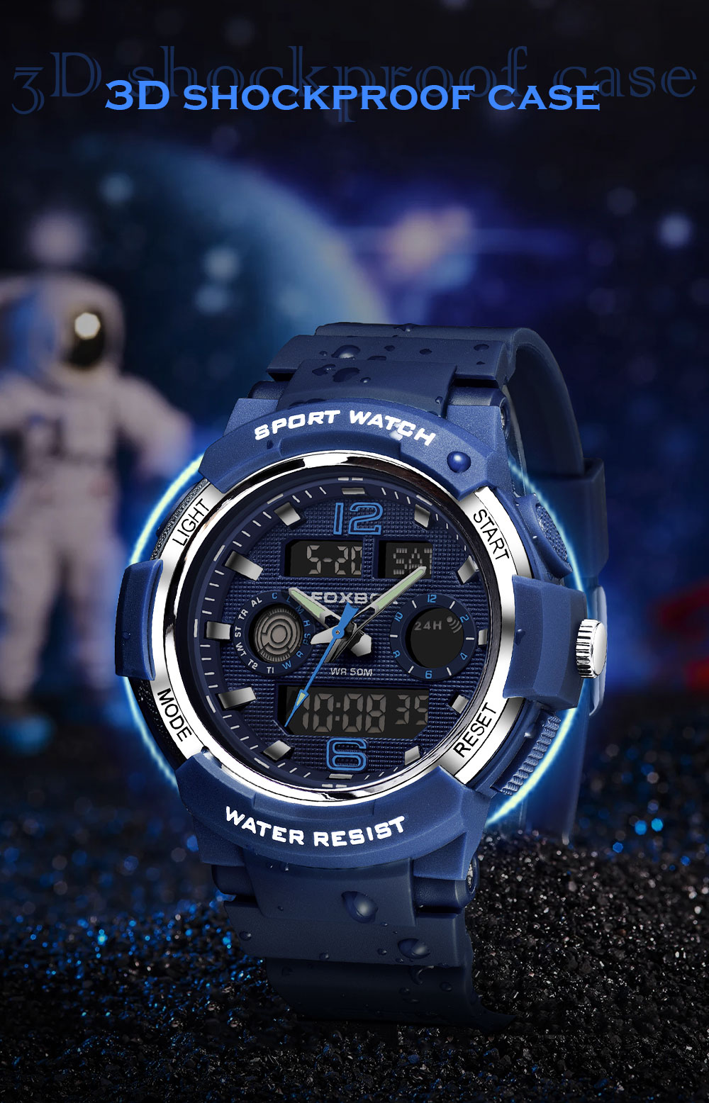LIGE Jam Tangan Digital Watch Original Men's Couple Sport Waterproof ...