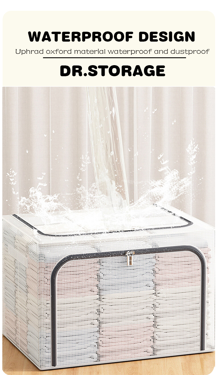 DR.STORAGE 24L/66L/100L Foldable Storage Box Organizer Kotak Baju ...