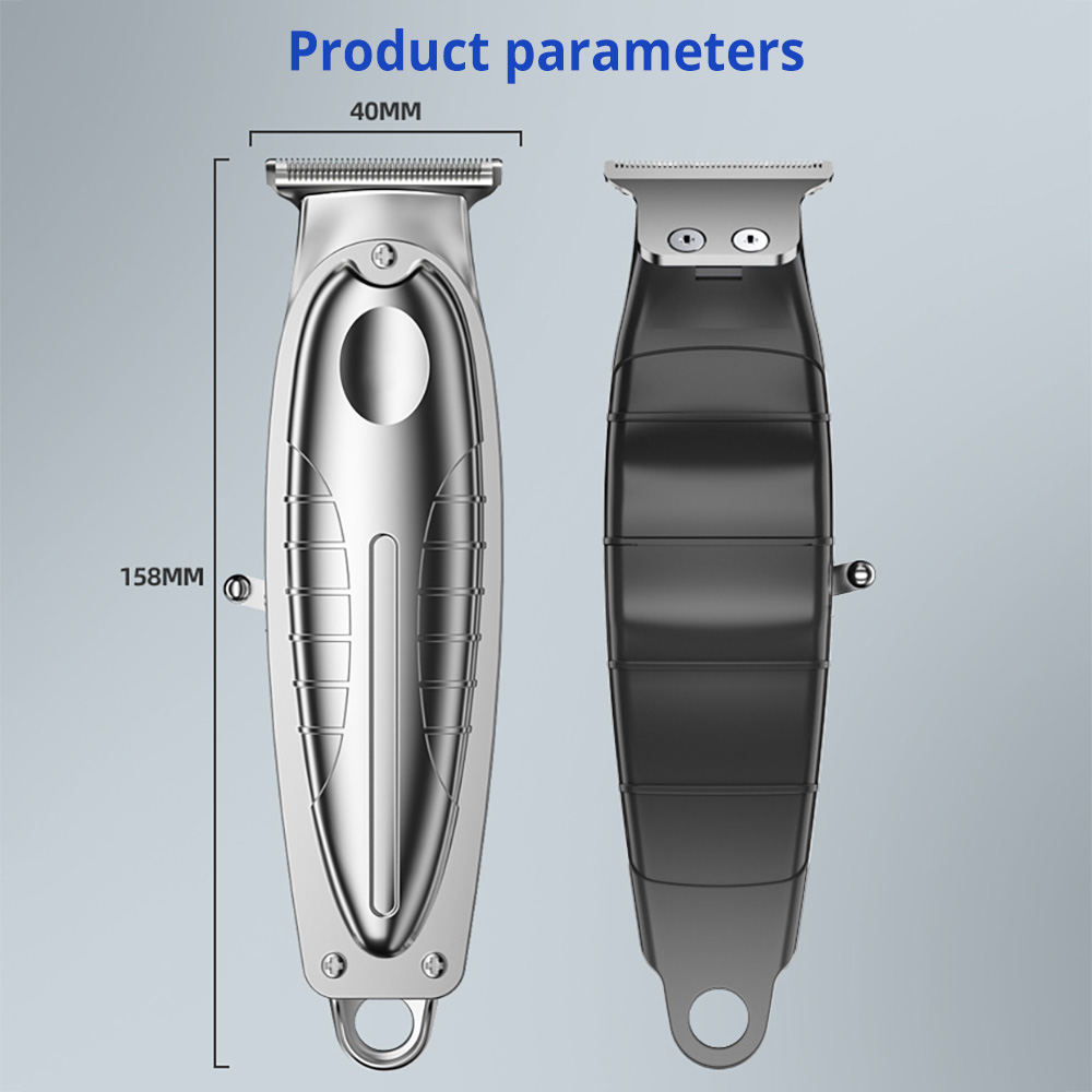 Professional Electric Hair Clipper Portable Rechargeable Barber ...