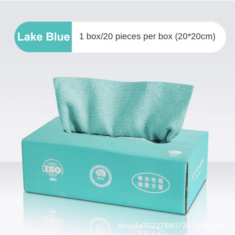 GEESO Disposable 20pcs Absorbent Rag Reusable Non-Stick Kitchen ...