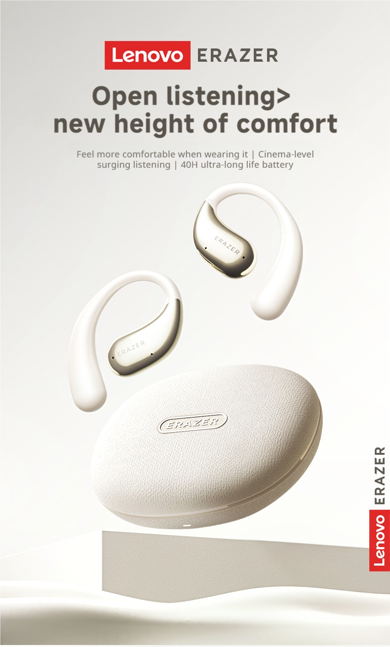 Lenovo Erazer X12 AI Translator Earbud Bluetooth Earphone OWS Open ...