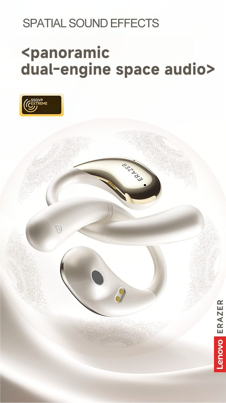 Lenovo Erazer X12 AI Translator Earbud Bluetooth Earphone OWS Open ...