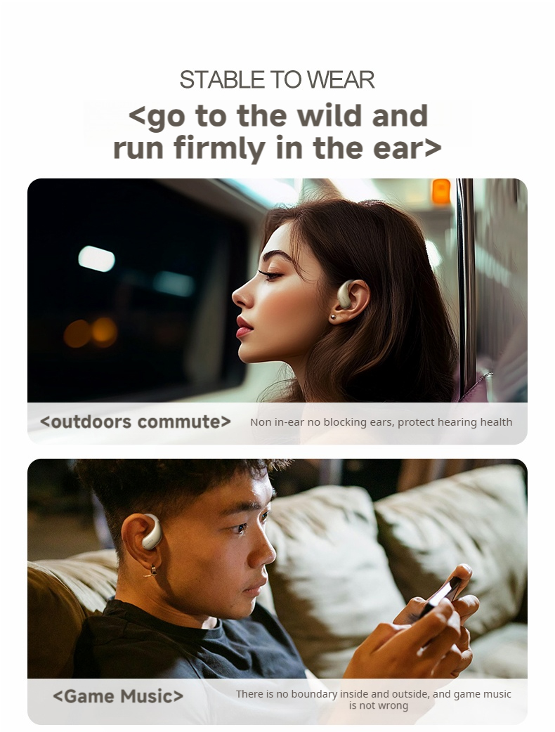 Lenovo Erazer X12 AI Translator Earbud Bluetooth Earphone OWS Open ...