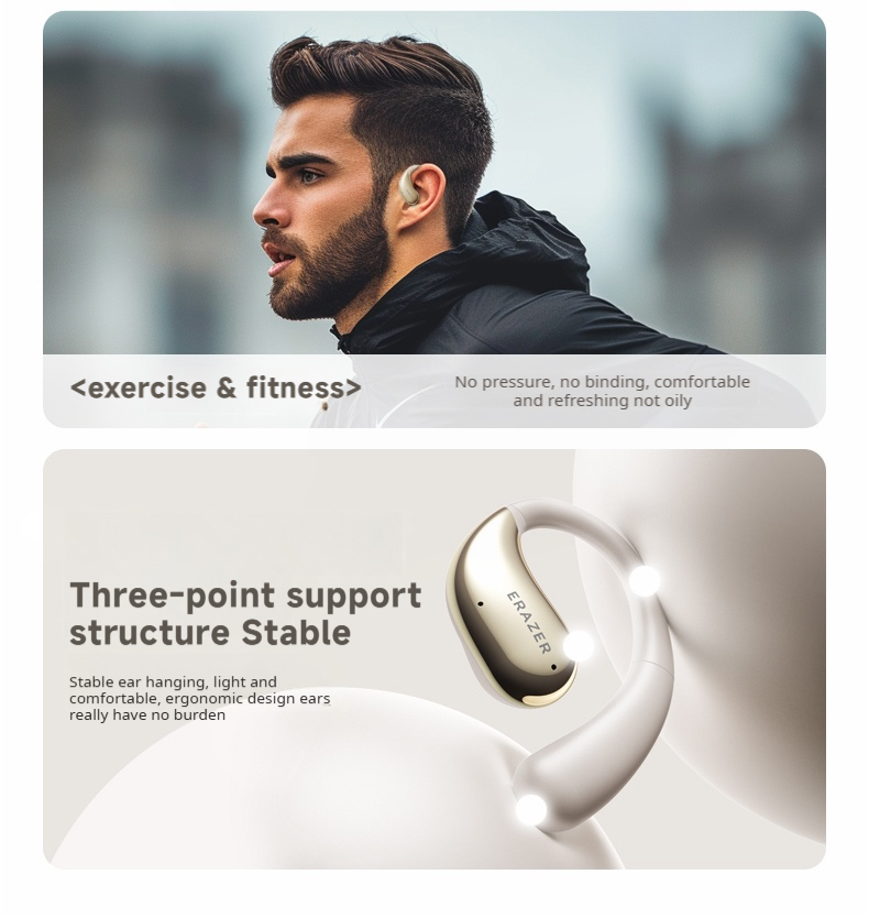 Lenovo Erazer X12 AI Translator Earbud Bluetooth Earphone OWS Open ...