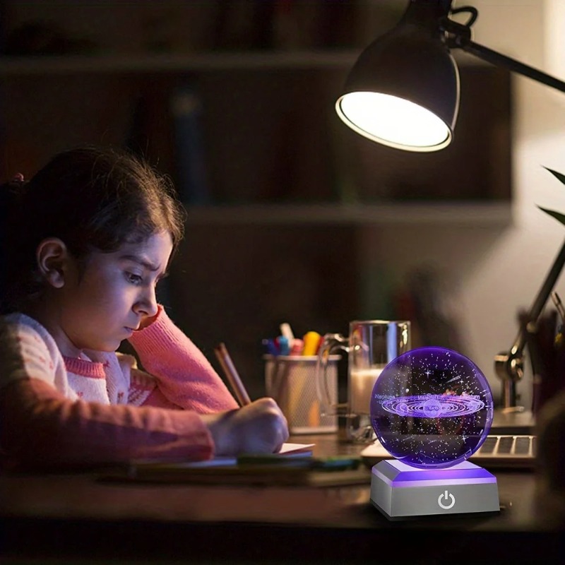 USB Rechargeable LED Light Base for 3D Crystal Glass Acrylic Or ...