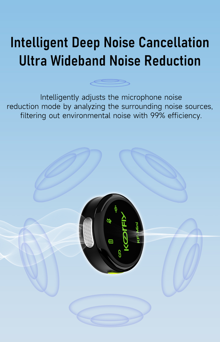 Koorfly MINI Mic Wireless Lavalier Mini Mikrofon Lape Mic With Charging ...
