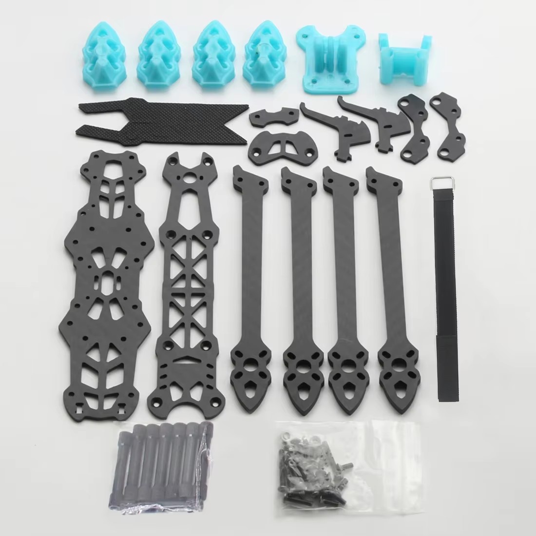 NEEBRC Mark4 Mark 4 7inch 295mm With 5mm Arm Quadcopter Frame Kit 3K Carbon Fiber 7'' For FPV ...